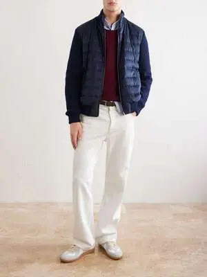 Herno Quilted Down Jacket - Navy