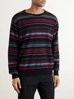 Dries Van Noten Striped Cashmere Sweater