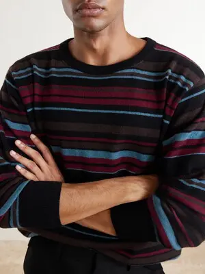 Dries Van Noten Striped Cashmere Sweater