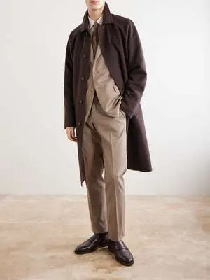 Kiton Wool And Cashmere-blend Coat