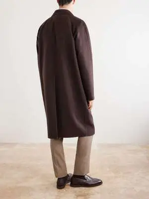 Kiton Wool And Cashmere-blend Coat