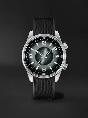 JAEGER-LECOULTRE Polaris Date Automatic Stainless Steel Watch - Black