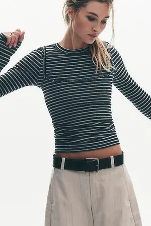 Free People Striped Modal Blend Cami