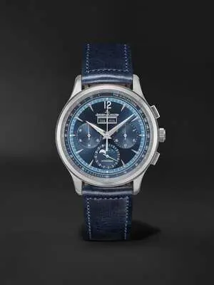 JAEGER LECOULTRE Master Control Automatic Chronograph Stainless Steel Watch, Ref. Q4138480 - Blue