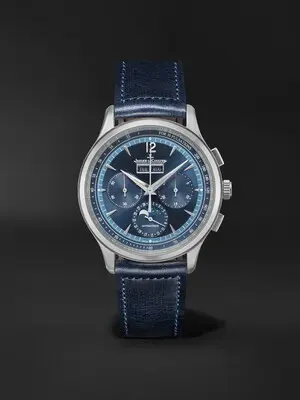 JAEGER-LECOULTRE Master Control Automatic Chronograph Stainless Steel Watch - Blue