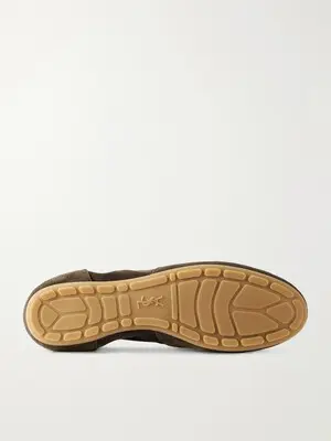 Saint Laurent Lewis 05 Logo-appliquéd Suede Sneakers