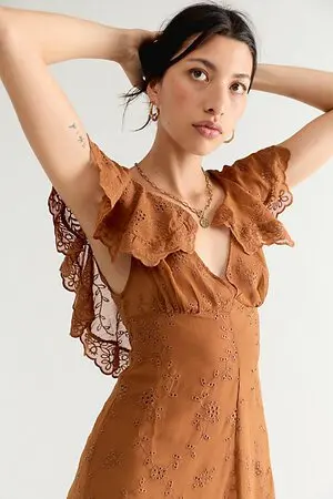 Free People Lovely Lovely Midi Dress - Hazel