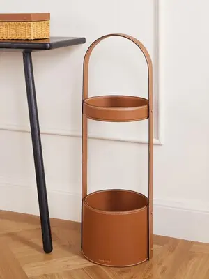 Ralph Lauren Brennan Leather Umbrella Stand