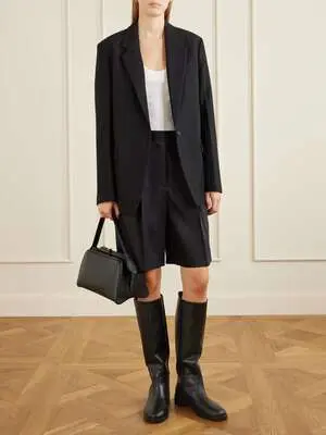 GIANVITO ROSSI Riding Leather Knee-height Boots