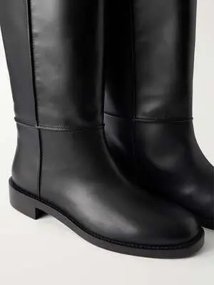 GIANVITO ROSSI Riding Leather Knee-height Boots