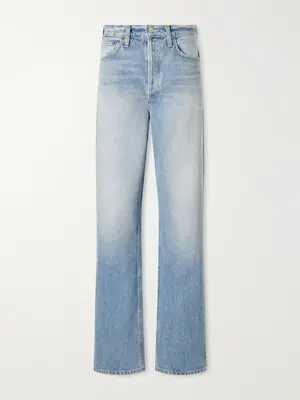 AGOLDE Kelly High-rise Straight-leg Jeans - Blue