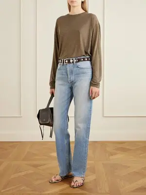 AGOLDE Kelly High-rise Straight-leg Jeans