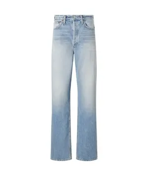 AGOLDE Kelly High-rise Straight-leg Jeans - Blue
