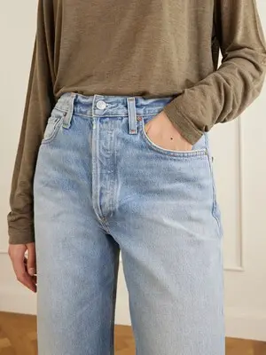 AGOLDE Kelly High-rise Straight-leg Jeans