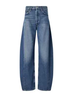 AGOLDE Luna High-rise Barrel-leg Jeans - Blue