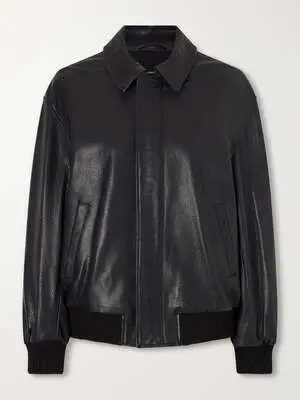 Nour Hammour Toyen Leather Jacket - Black