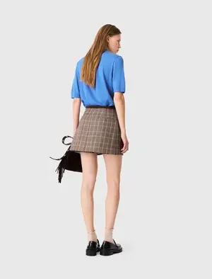 Maje Layered-effect Suit Shorts