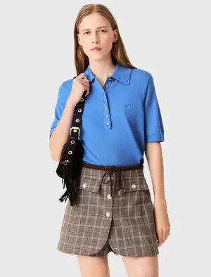 Maje Layered-effect Suit Shorts