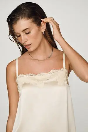 REFORMATION Emma-rose Silk Slip Dress