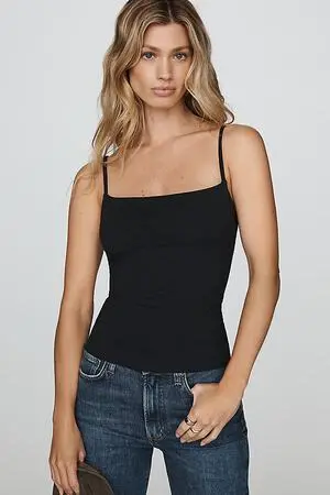Maeve Classic Cami - Black