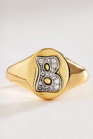 Anthropologie Signet Monogrm Rg B