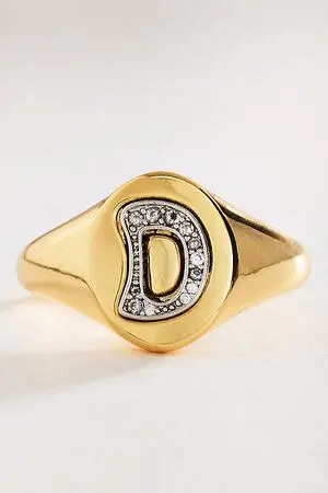 Anthropologie Signet Monogrm Rg - D