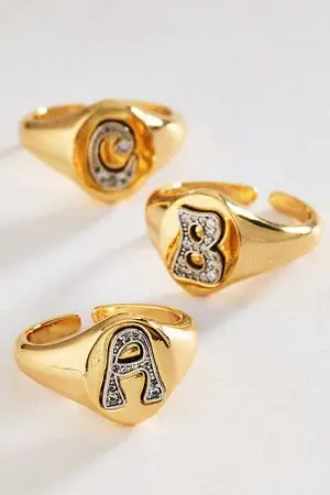 Anthropologie Signet Monogrm Rg - D