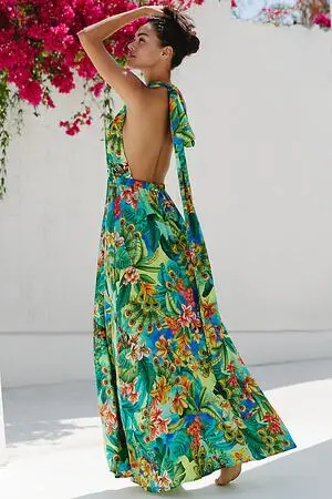 Luli Fama Convertible Maxi Dress
