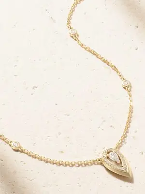 Messika 18 Karat Diamond Pendant Necklace - Gold
