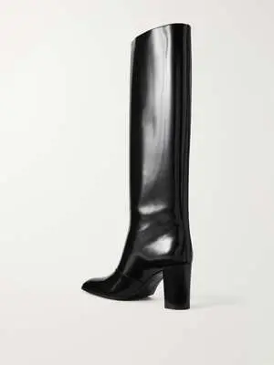 Saint Laurent Louis 85 Leather Knee-height Boots