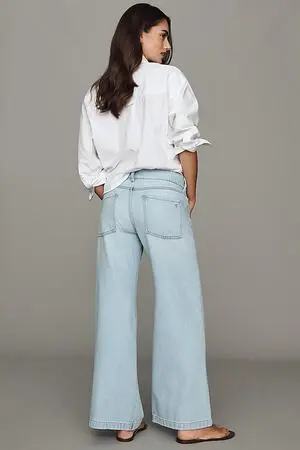 Anthropologie Pilcro Ellis High-rise Wide-leg Jeans
