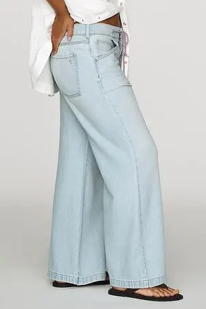 Anthropologie Pilcro Ellis High-rise Wide-leg Jeans