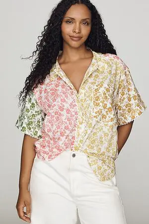 English Factory Floral Buttondown Shirt - Multi