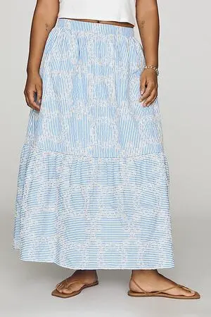 English Factory Tiered Maxi Skirt