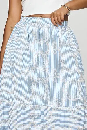 English Factory Tiered Maxi Skirt