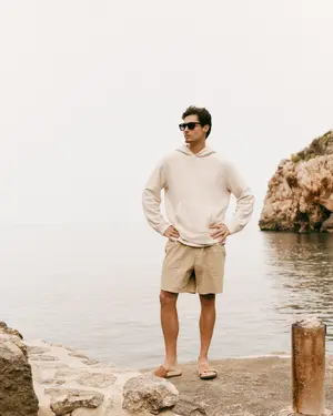 Vuori Vuori Beach Fleece Pullover Hoodie Bone Heather