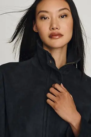 Maeve Imara Funnel-neck Jacket - Navy