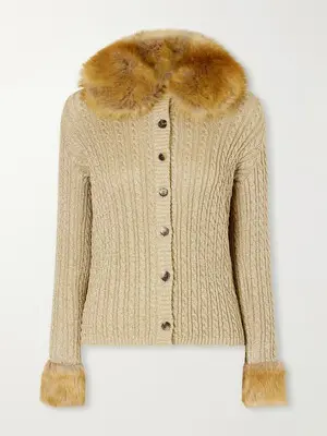 Saint Laurent Ribbed Cardigans For Women