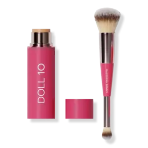 DOLL 10 Peptide Blur Stick Foundation With Blurring Brush - Medium