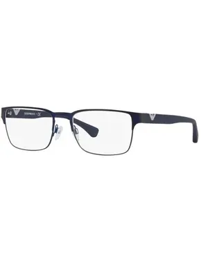 Emporio Armani Square Frame Eyeglasses - Matte Blue