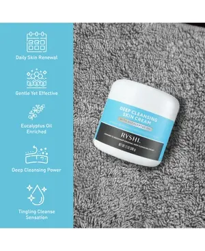 PURSONIC Complete Skincare And Beauty Bundle Retinol Corrective Eye Cream And Finger Beauty Blenders And Deep Cleansing Skin Cream