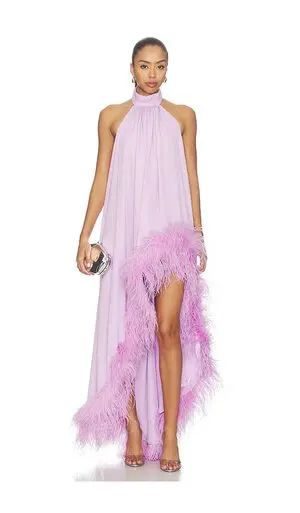 BRONX BANCO Madeline Halterneck Gown