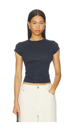 GRLFRND Crew Neck Slim Fit Tee - Navy