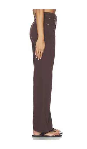 Madewell Ultimate Wide Leg In Brown