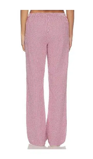 FAVORITE DAUGHTER The Everything Pant - Raspberry & White