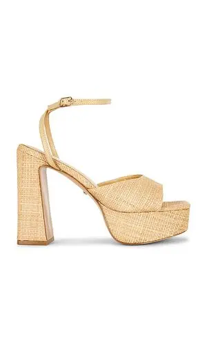 Raye Mina Platform In Neutral - Raffia