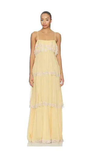 Hemant & Nandita Tiered Maxi Dress