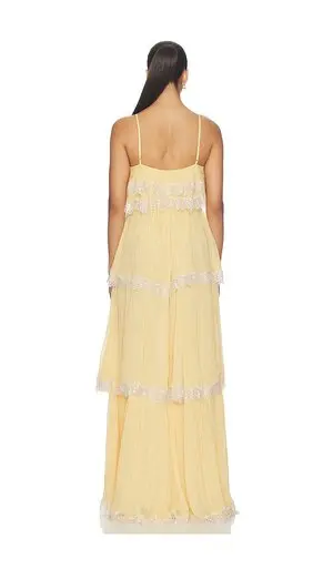 Hemant & Nandita Tiered Maxi Dress