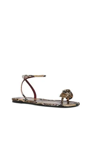 Magda Butrym Rose Sandal In Brown