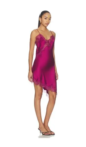 Lioness Emerging Midi Dress With Lace Trim